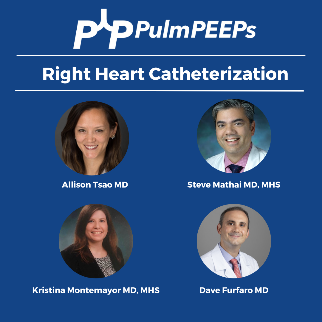 Right heart catheterization | PulmPEEPs
