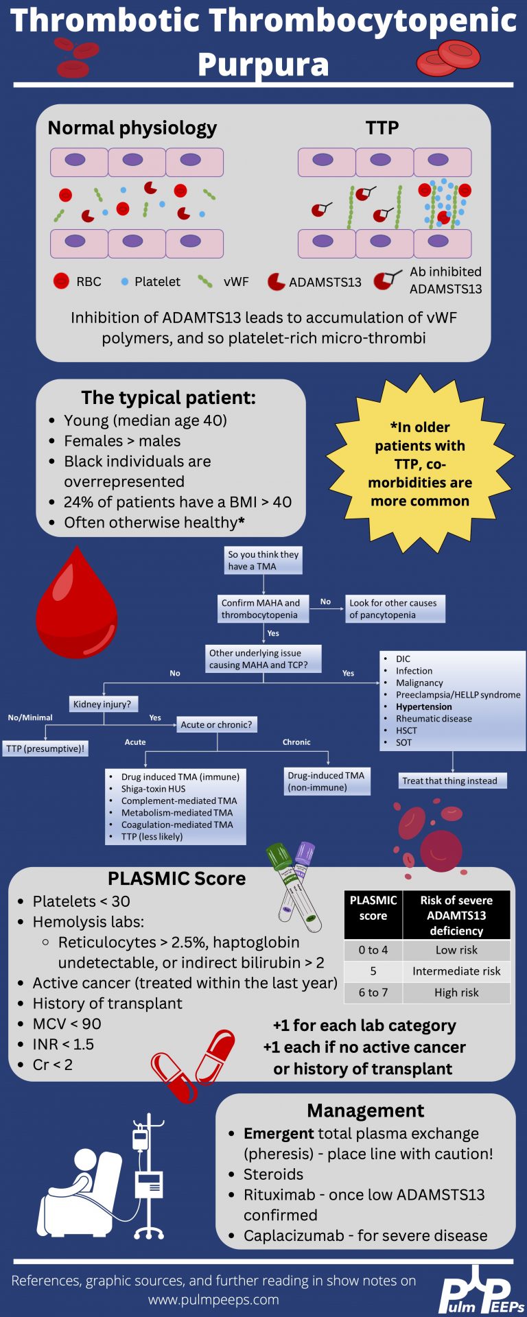 Thrombotic thrombocytopenic purpura | PulmPEEPs
