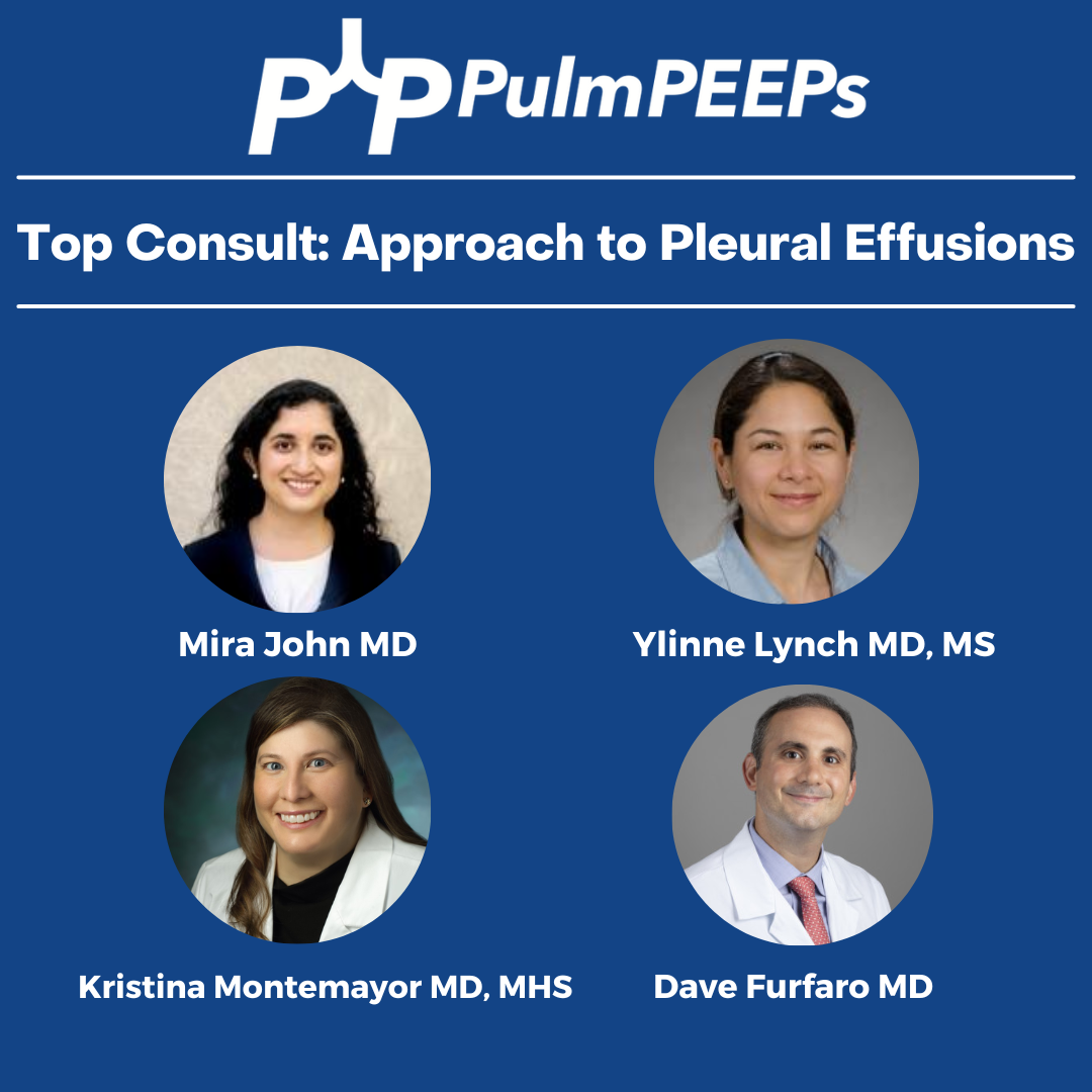 36. Top Consults Series: Approach to Pleural Effusions | PulmPEEPs