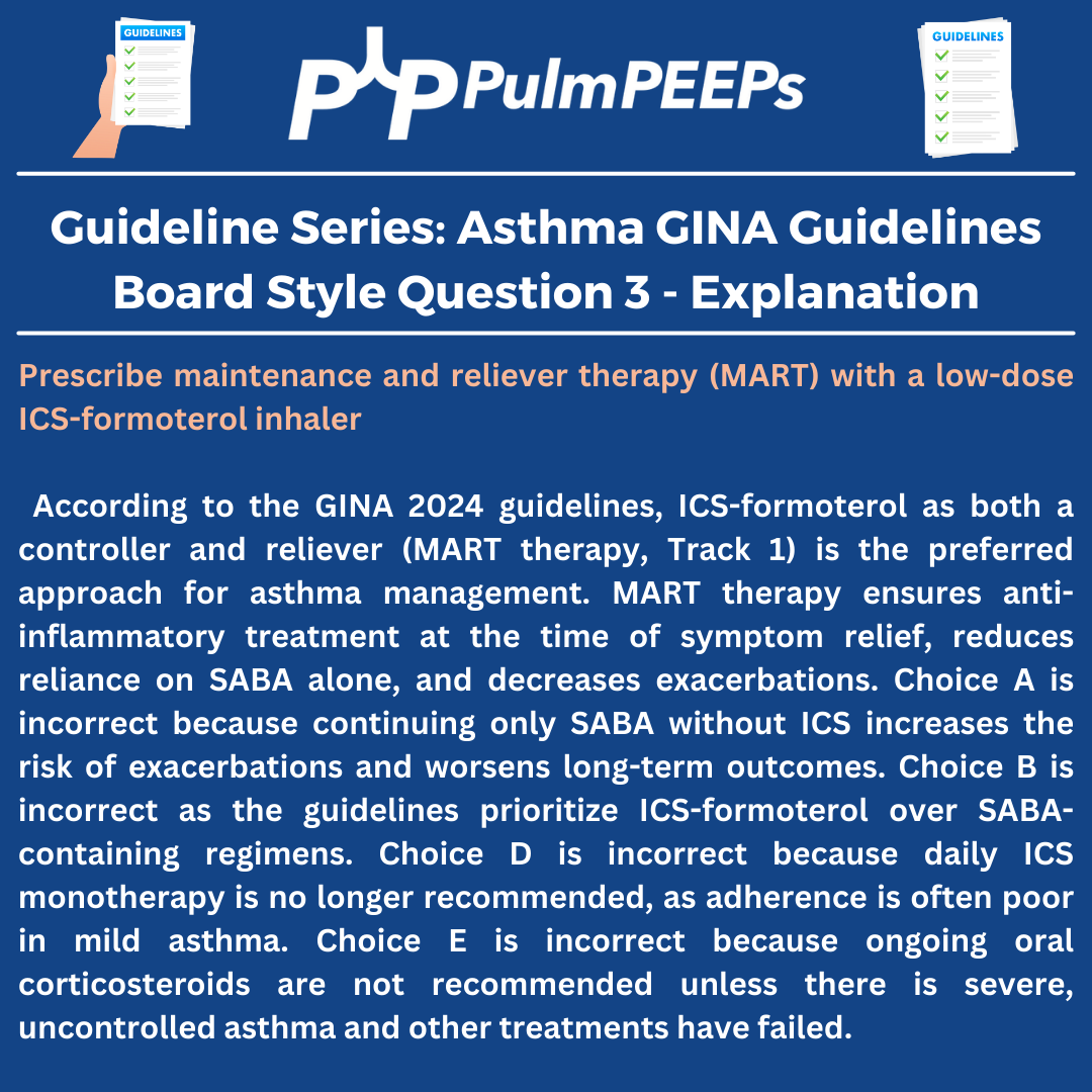 96. Guidelines Series: GINA Guidelines – Asthma Treatment and ...