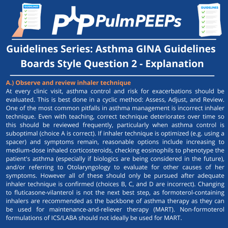 93. Guidelines Series: GINA Guidelines – Asthma Diagnosis and ...